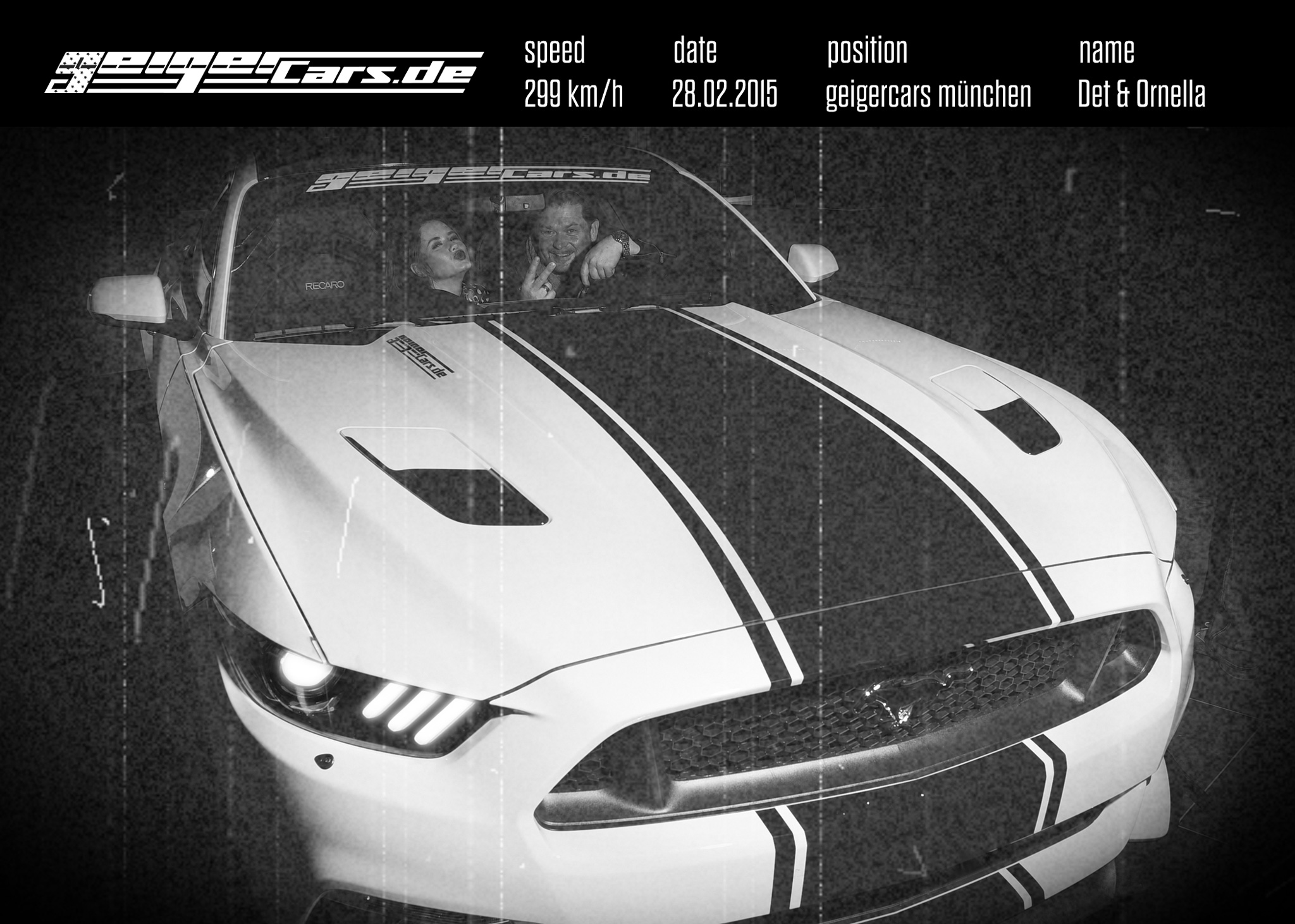 Blitzerfotos bei der Geigercars-Powernight